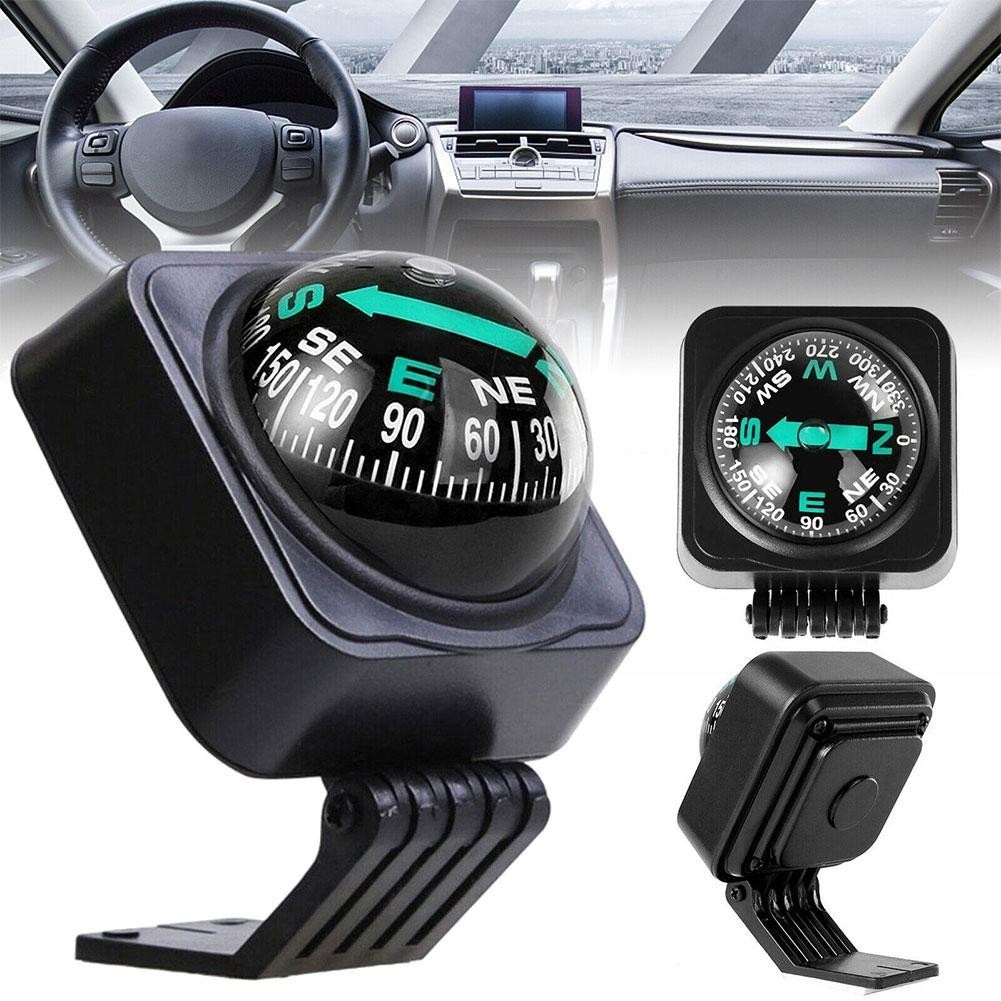 1pcs Car Compass Ball Shaped Adjustable Navigation Compass Interior ...