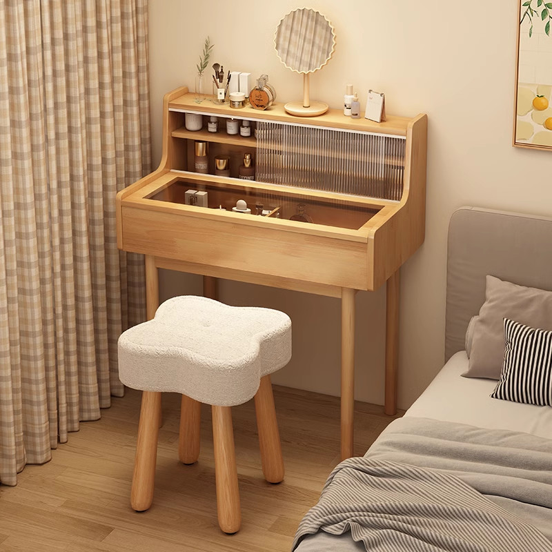 JYS New Mirror Dresser Vanity JY With Small Makeup Nightstand One ...