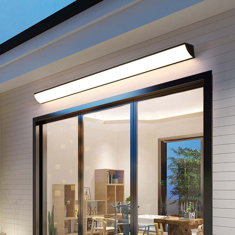 Outdoor strip wall light waterproof balcony terrace corridor stair ...