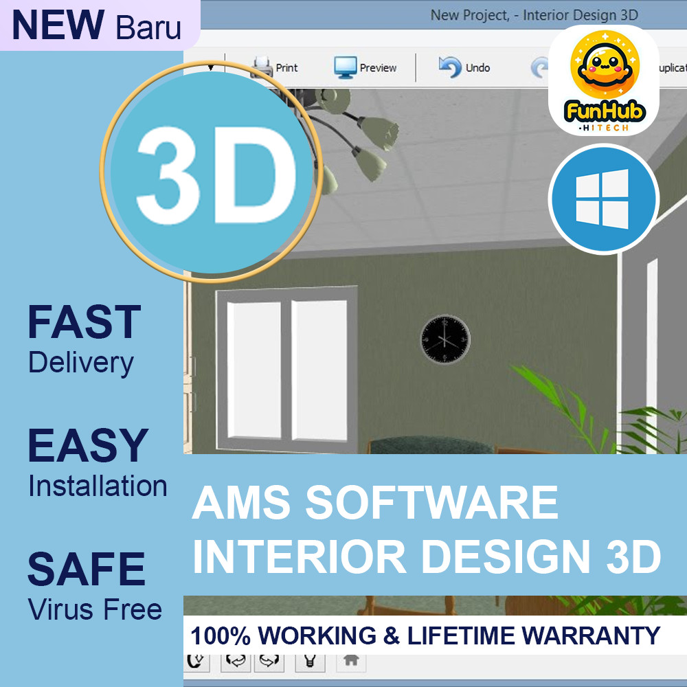 AMS SOFTWARE INTERIOR DESIGN 3D ⭐ Full Version ⭐ Windows PC Software ...