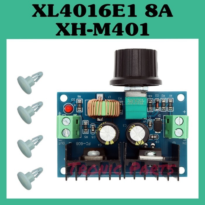 Dc Step Down XL4016 XH-M401 8A 200W 4-40V to1.25-36V Buck Converter | Shopee Malaysia