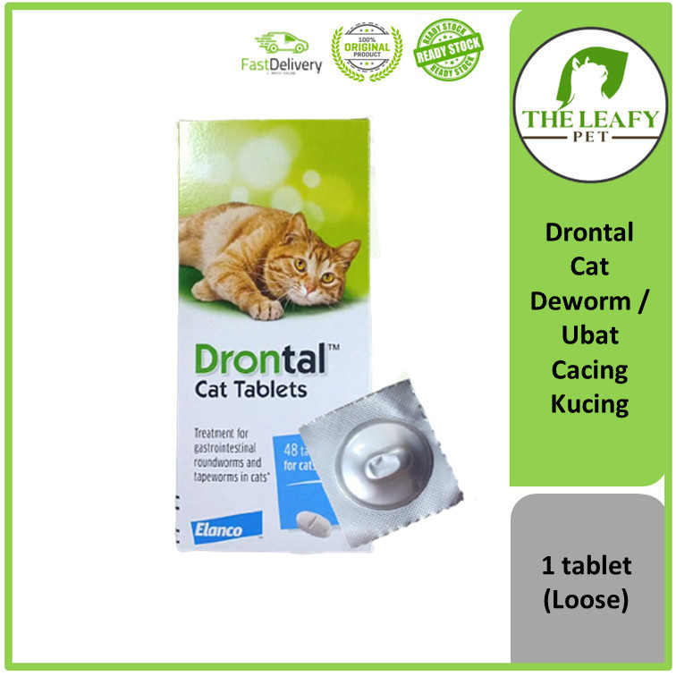 Elanco ( Bayer ) Cat Deworm / Ubat Cacing Kucing - 1 Tablet ( Loose ...