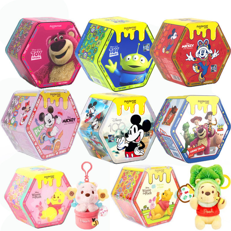 Disney Retro Mickey Minnie Plush Toy Blind Box 100th Anniversary Doll ...