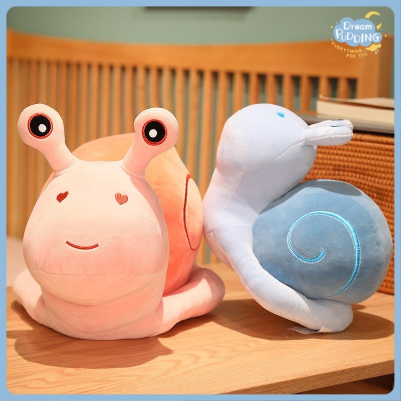 Cute Snail Doll Baby Placate Doll Plush Toy Cartoon Little Snail ...