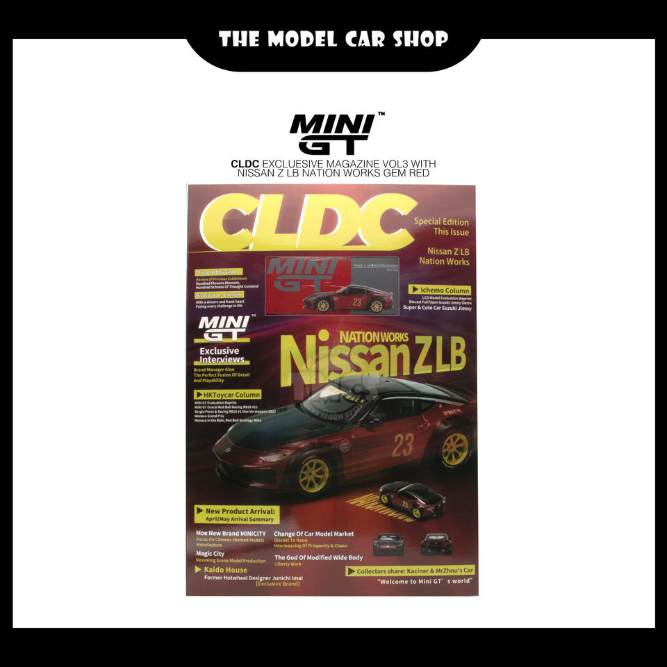 [MINI GT] CLDC Exclusive Magazine VOL3 with Nissan Z LB Nation Works ...