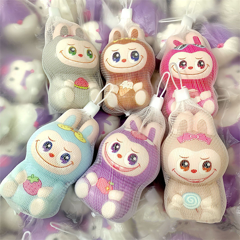 labubu Kawaii Decompression labubu Stress Relief Squishy Anime Cartoon ...