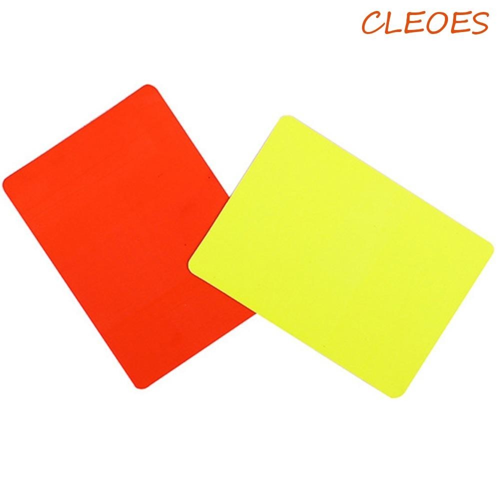 CLEOES PVC Football Referee Warning Card, Yellow Card Sports Tool ...