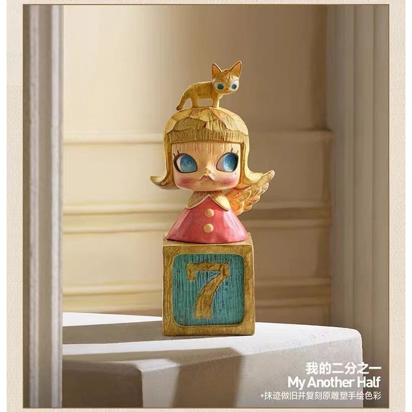 Official Genuine POPMART MOLLY Anniversary Sculpture Classic Return 2 ...