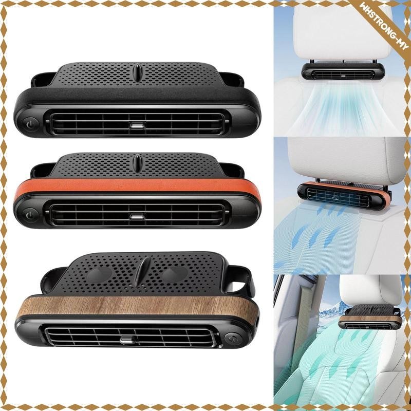 [WhstrongMY] Car Back Seat Headrest Cooling Fan, Vehicle Fan, Portable ...