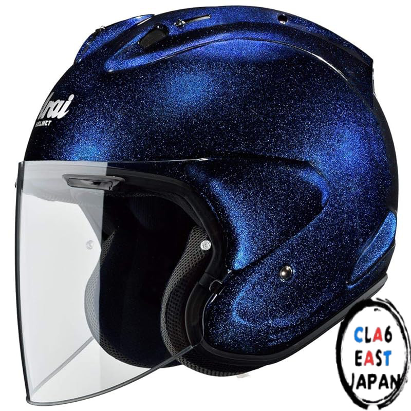 Arai Motorcycle Helmet Jet VZ-RAM Glass Blue 54cm | Shopee Malaysia