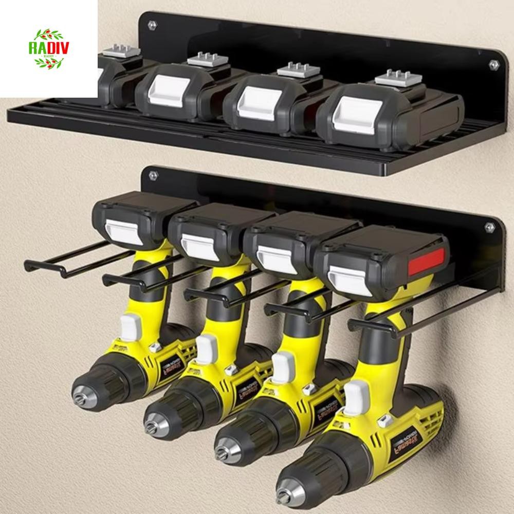 RADIV Hand Power Tool Organizer Rack, Wall Mounted Heavy Duty Floating ...