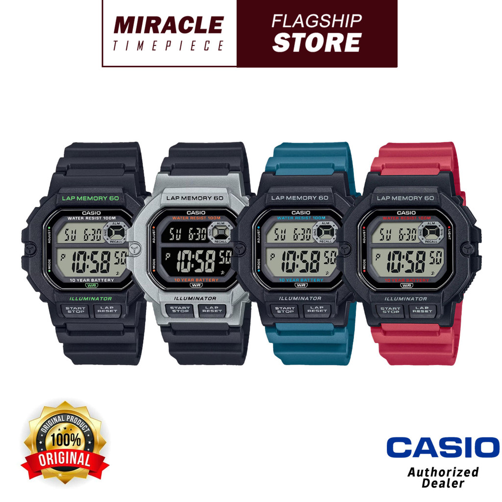 Casio WS-1400H-1A / WS-1400H-1B / WS-1400H-4A / WS-1400H-3A Sports ...