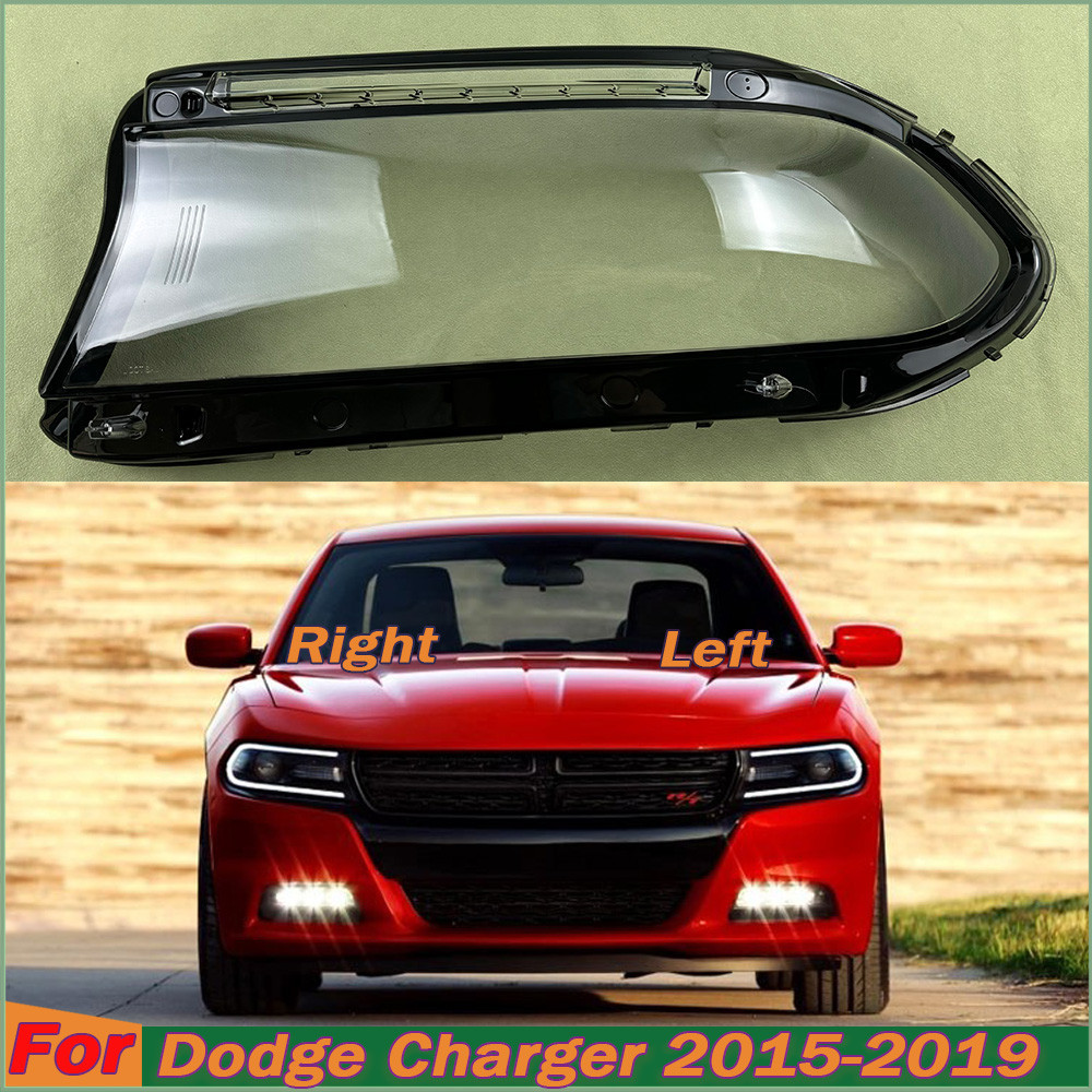 Headlight Shell Plexiglass Replace Original Lens For Dodge Charger 2015 ...