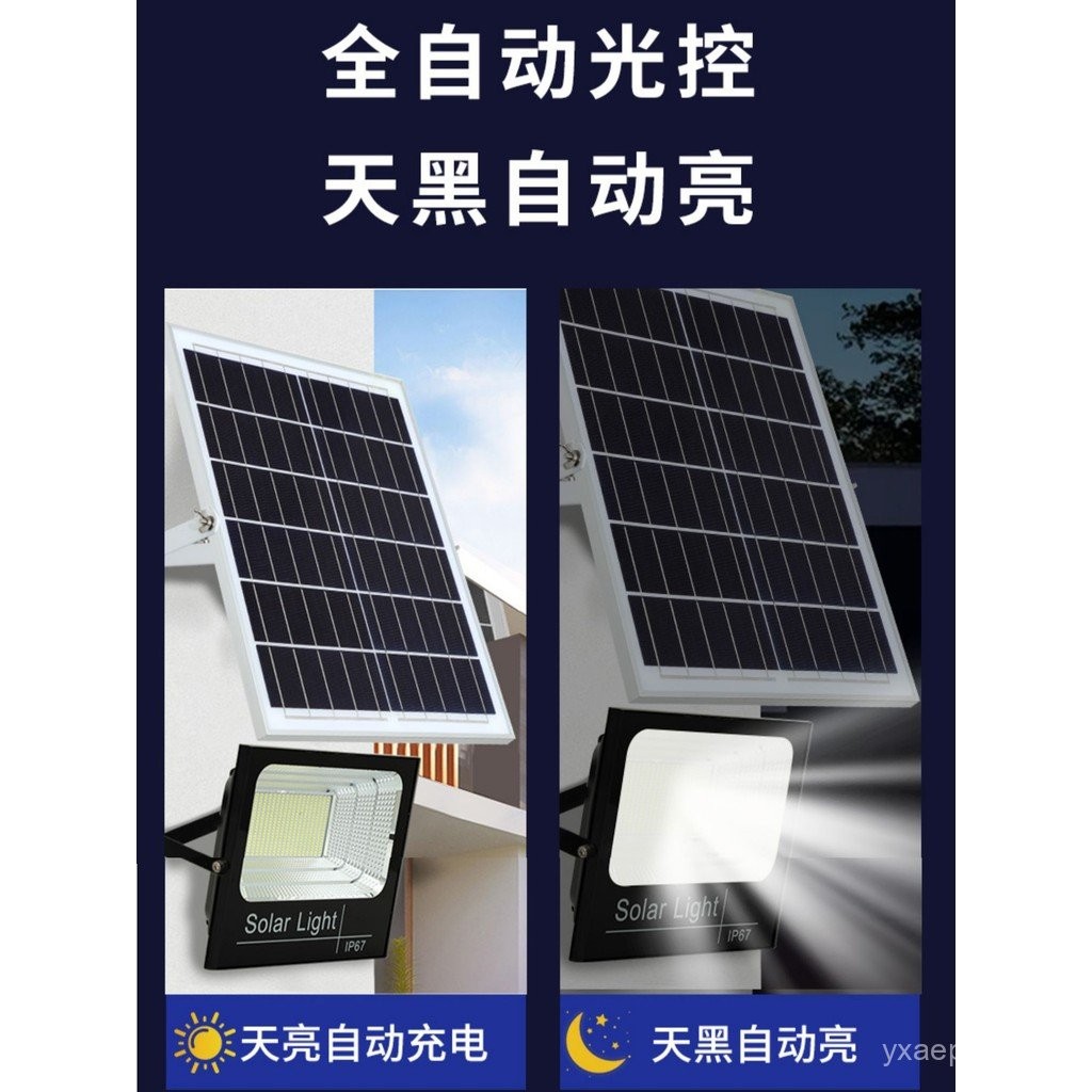 Lampu Taman Luaran Solar Baharu Lampu Dalaman Rumah Kuasa Tinggi Lampu ...