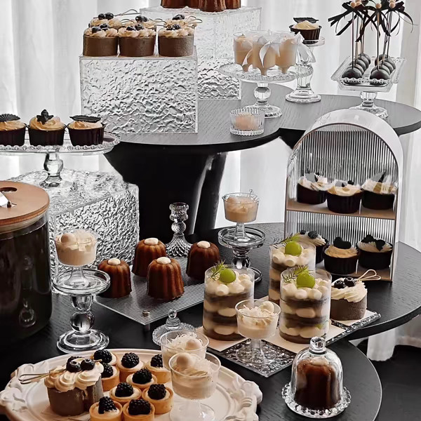 raya 2025 dessert table display set cake stand European-style Acrylic ...