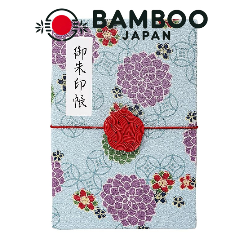 Traditional Japanese Shrine Record Book with Decorative Rubber Band ...