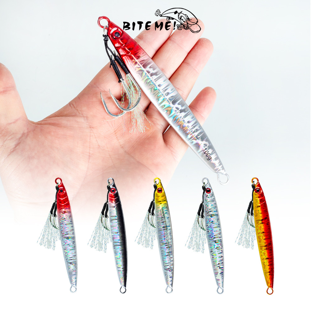 Metal Jigging Casting Bait 1Pcs 14g 17g 21g 28g 40g 60g 80g 100g ...