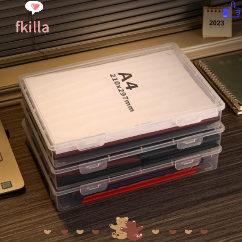 FKILLA1 Document Organizer, Square Shape Certificate File Container ...