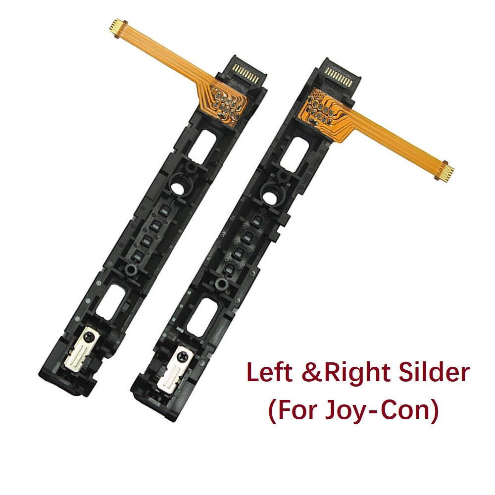 Left & Right Rail Slider with Flex Cable Replacement for Nintendo ...