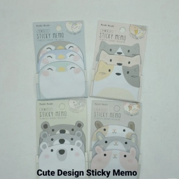Cute Cartoon Ins Memo Sticky Note Animal Sticker p'ost it" Paper Pad ...