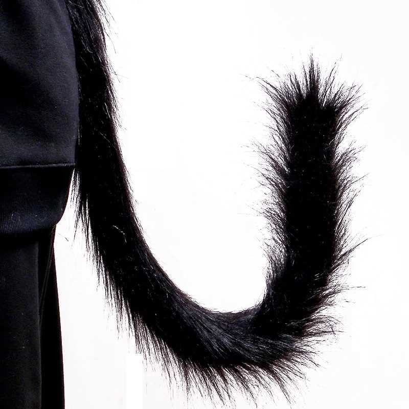 Cat Tail cos Cat Ears Monkey Wolf Tail Maid Can Concave Shape Cat Tail ...