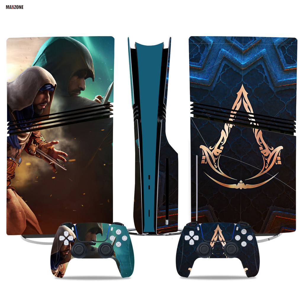 MAXZONE Assassin's Creed PS5 Pro Game Console Sticker Marvel Characters ...