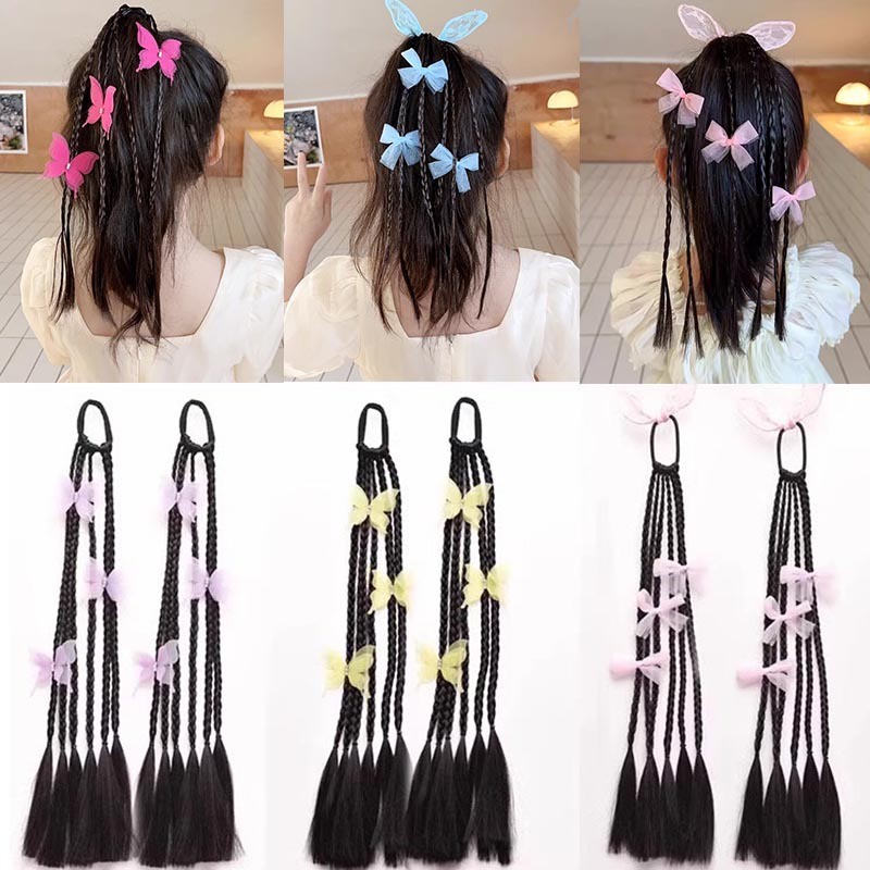 Tocang Rambut Palsu Perempuan Ikatan Rambut Tocang Ekor Kuda Tinggi ...