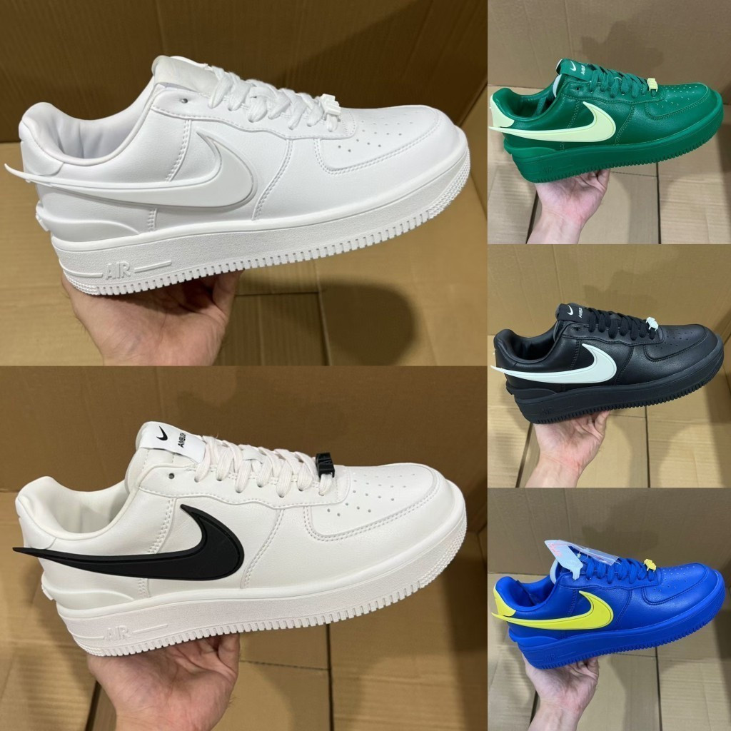 AMBUSH X AF1 Air Force 1 Low White Black Sneaker Shoes | Shopee Malaysia