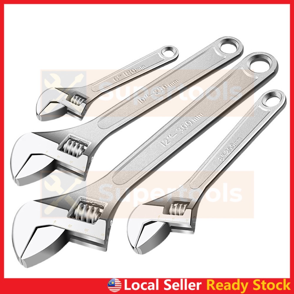 Heavy-Duty Adjustable Wrench Monkey Wrench Switch Spanner Multifunction ...