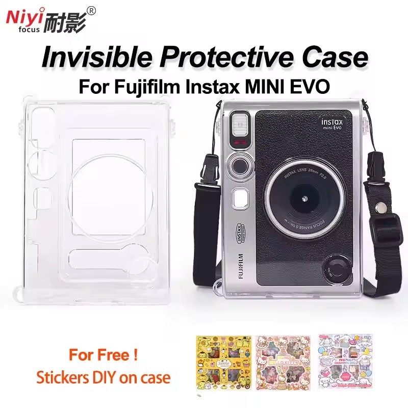 Clear Case for Fujifilm Instax Mini EVO Instant Film Camera Crystal ...