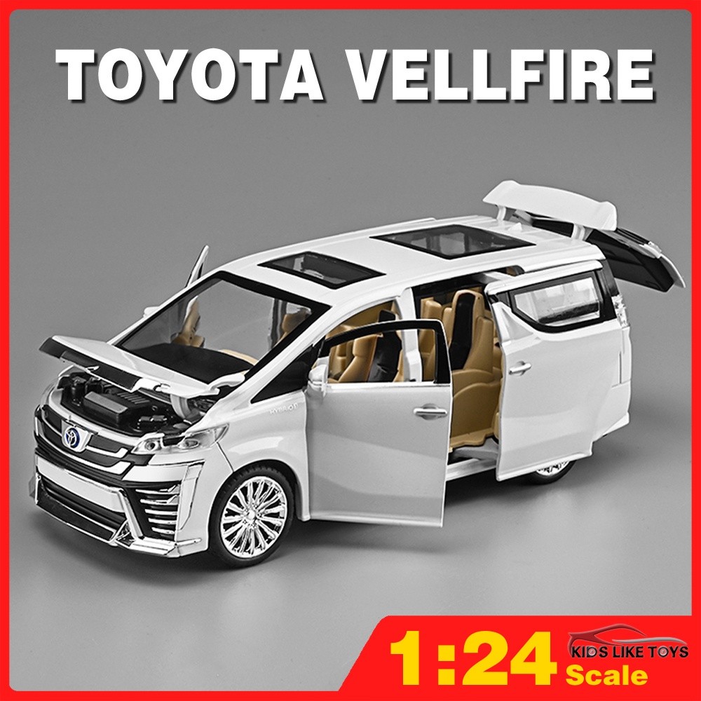 1/24 Diecast Car Model Modellista Toyota Alphard Vellfire Pull Back Car ...