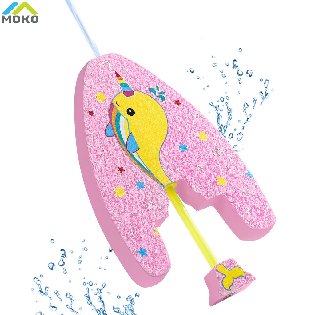 HeySplash Cartoon Swim Kickboard with Water Sprayer,Swim Training Water ...