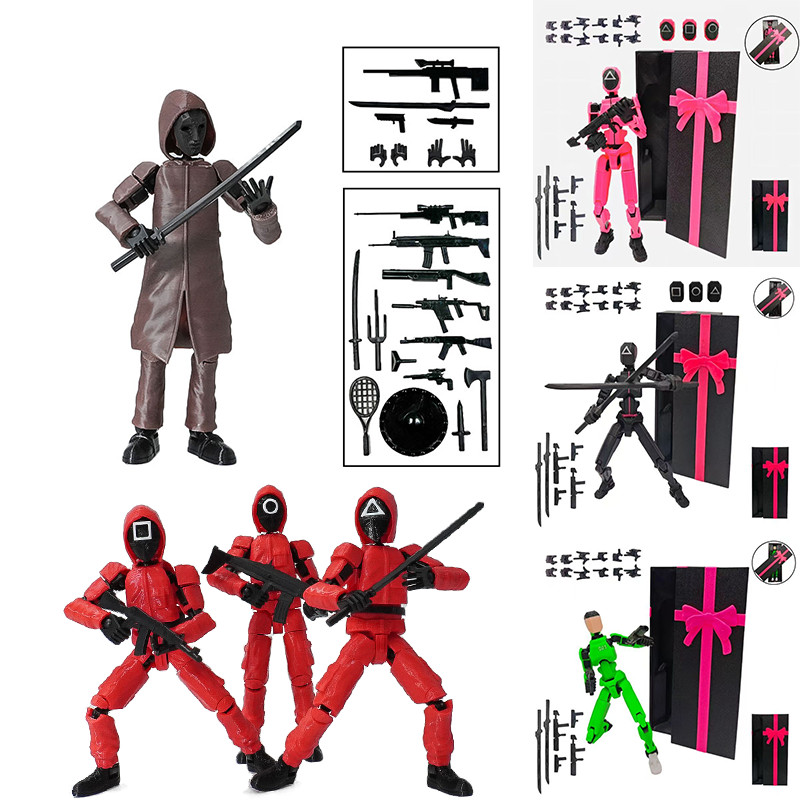 Boss Squid Game Action Figure Lucky 13 3D Printed Toys Dummy T13 ...