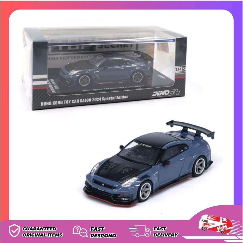 Inno64 1/64 Nissan GT-R (R35) "TOP SECRET Edition" Hong Kong Toy Car ...