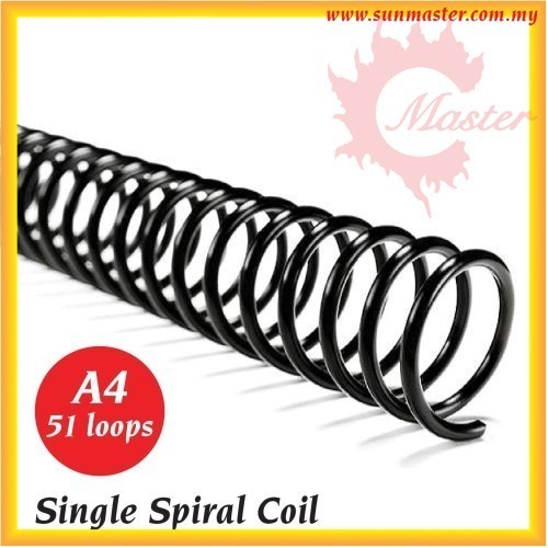 A4 PVC Spiral Coil | Metal Spiral Coils / Steel spiral Coils | Wire ...