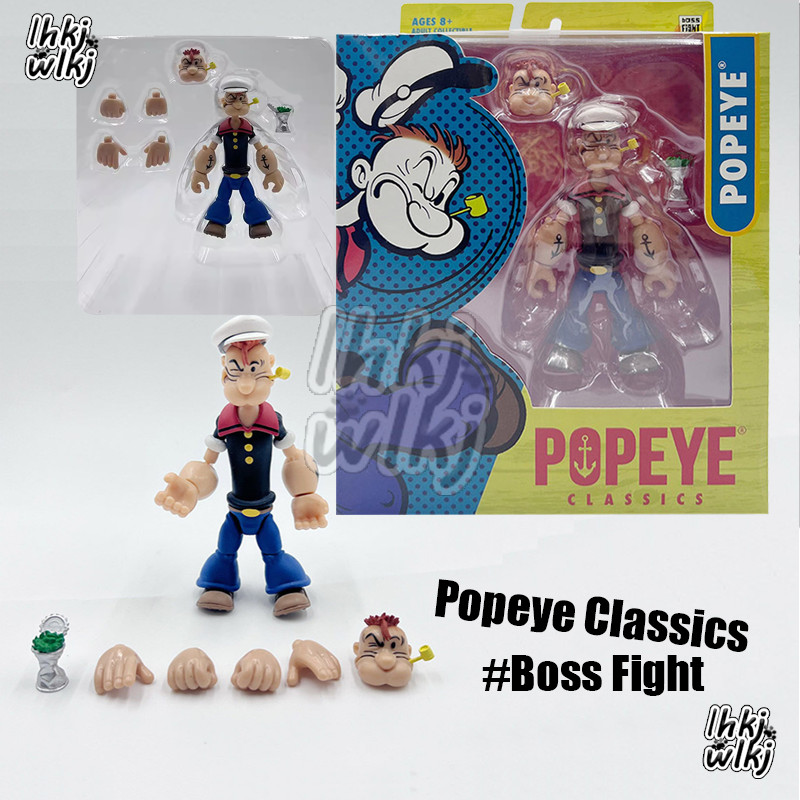 Popeye Boss Fight Action Figure Popeye Classics Model Souvenir Toy Kids ...