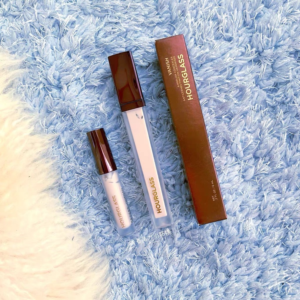 Hourglass Liquid Concealer Cedar Middle Small Sample Birch/Creme/Cotton ...