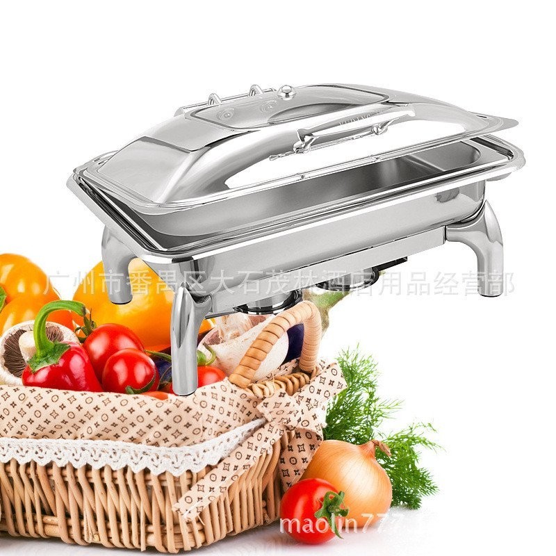 High-grade Hydraulic Glass Buffet Stove Hotel Breakfast Insulation ...