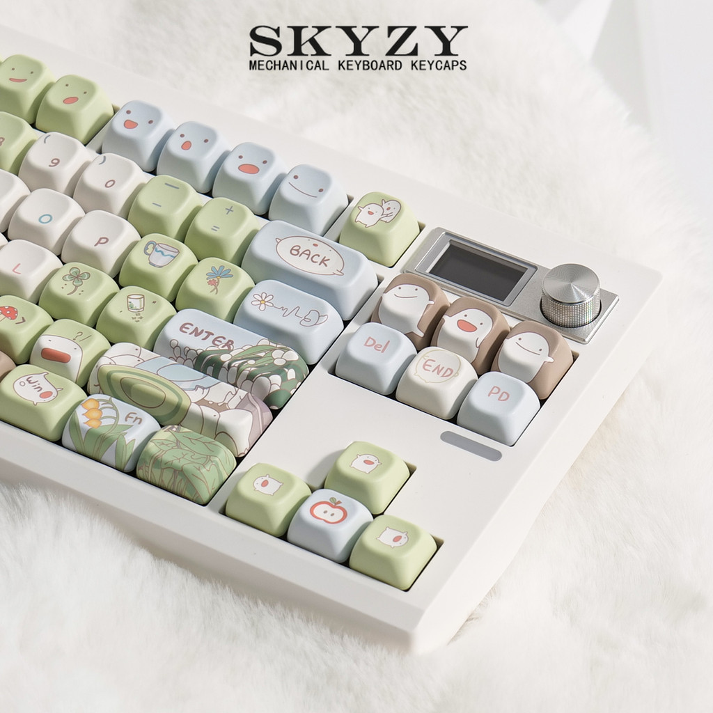 Walla Walla Keycaps Cute SOA Profile The Boy and The Heron Anime PBT ...