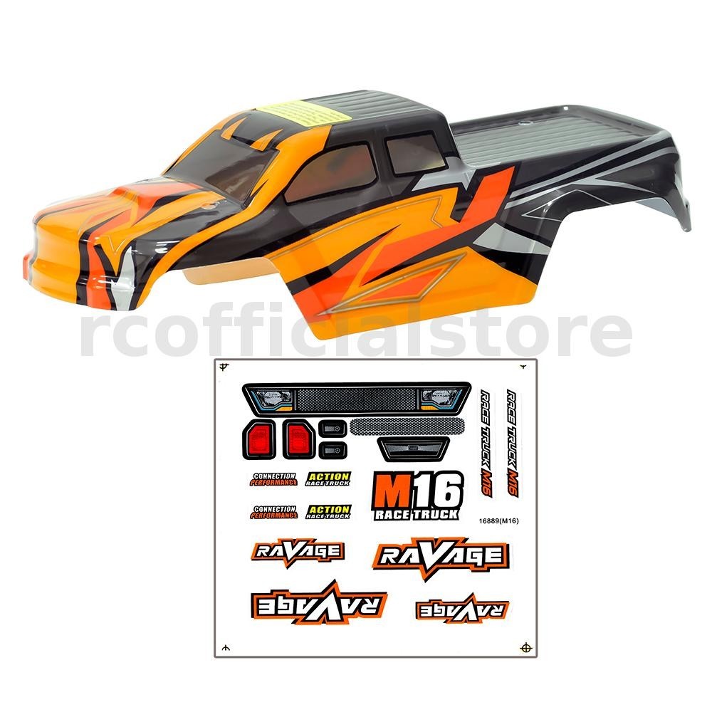 HBX Haiboxing 16889 16889A PRO 1/16 RC Car Parts Body Shell w/ Sticker ...