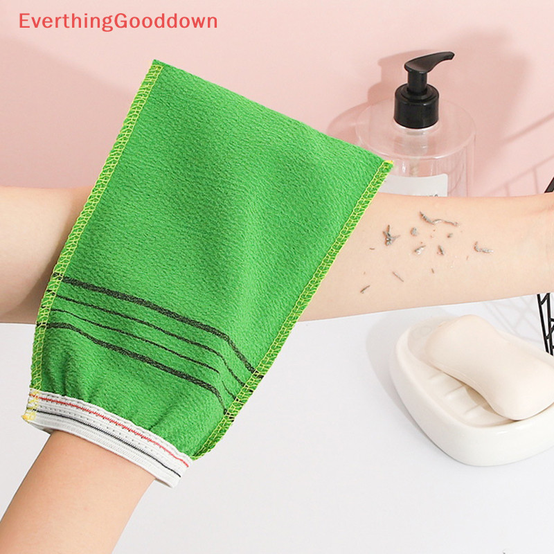 Ed 2 Pcs Shower Bath Scrub Glove Korean Exfoliag Body Scrub Shower ...