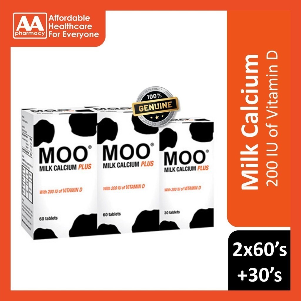THC Moo Milk Calcium Plus 2x60's + 30's | Shopee Malaysia