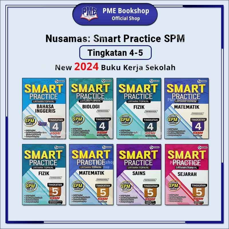 [PME Bookshop] (2024 Buku Sekolah) Nusamas: Smart Practice Latihan Topikal KSSM SPM Tingkatan 4 ...