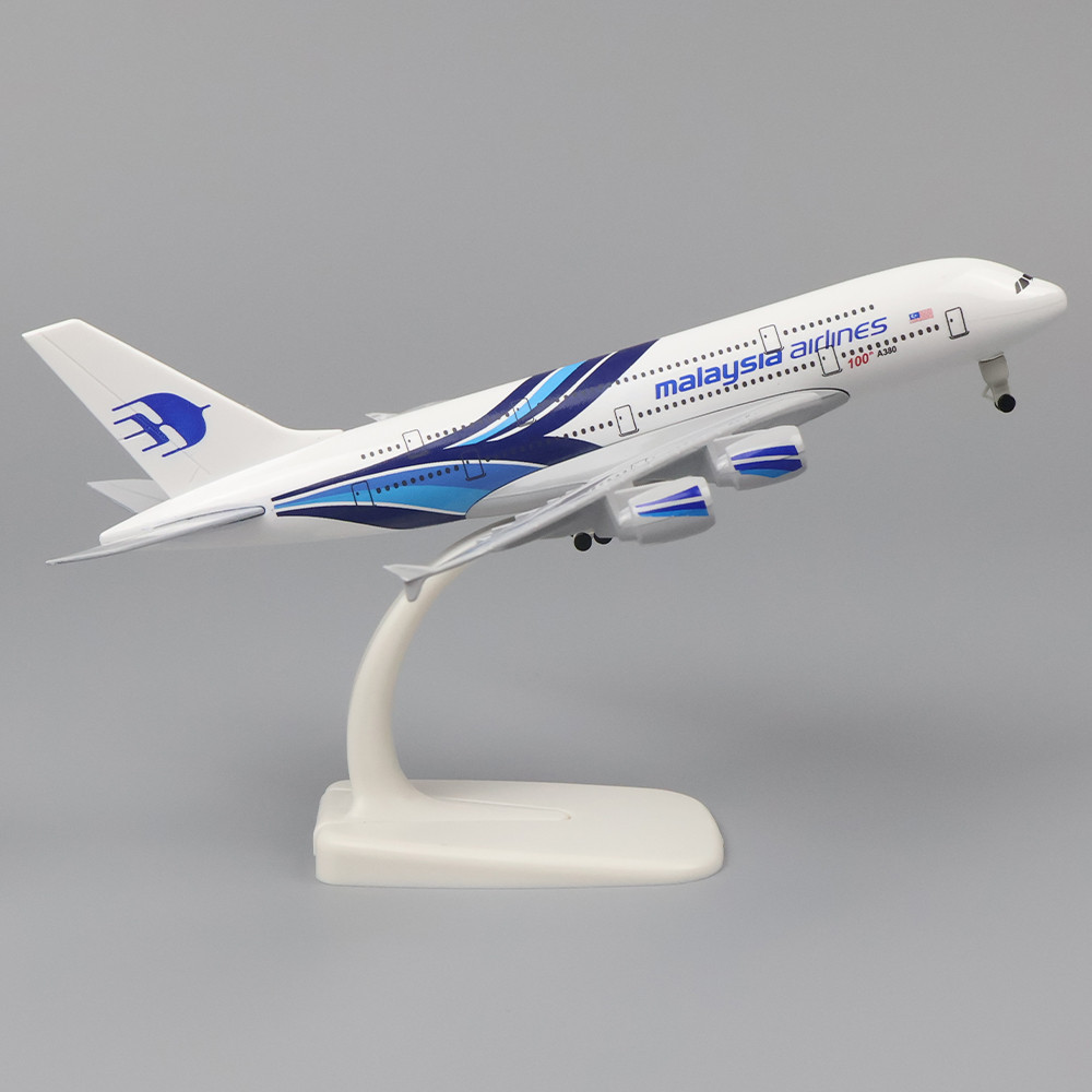 Metal Aircraft Airliner Model 20cm 1:400 Malaysia A380 Metal Replica ...