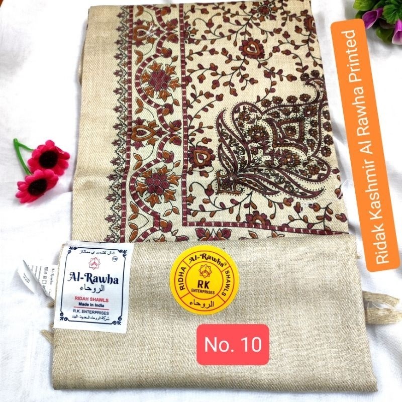 Ridak Sunnah Kashmir Jenama Yasmin/Al Rawha Printed Quality Terbaik ...
