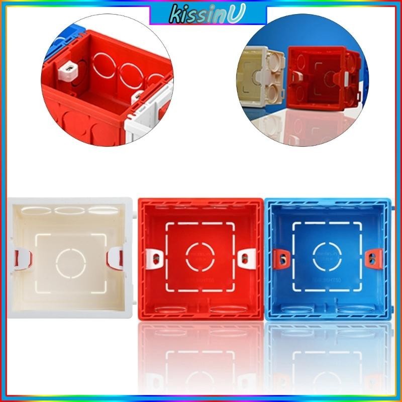 kiss Plastic White Switch Protections Box 86 Type Universal Switch ...