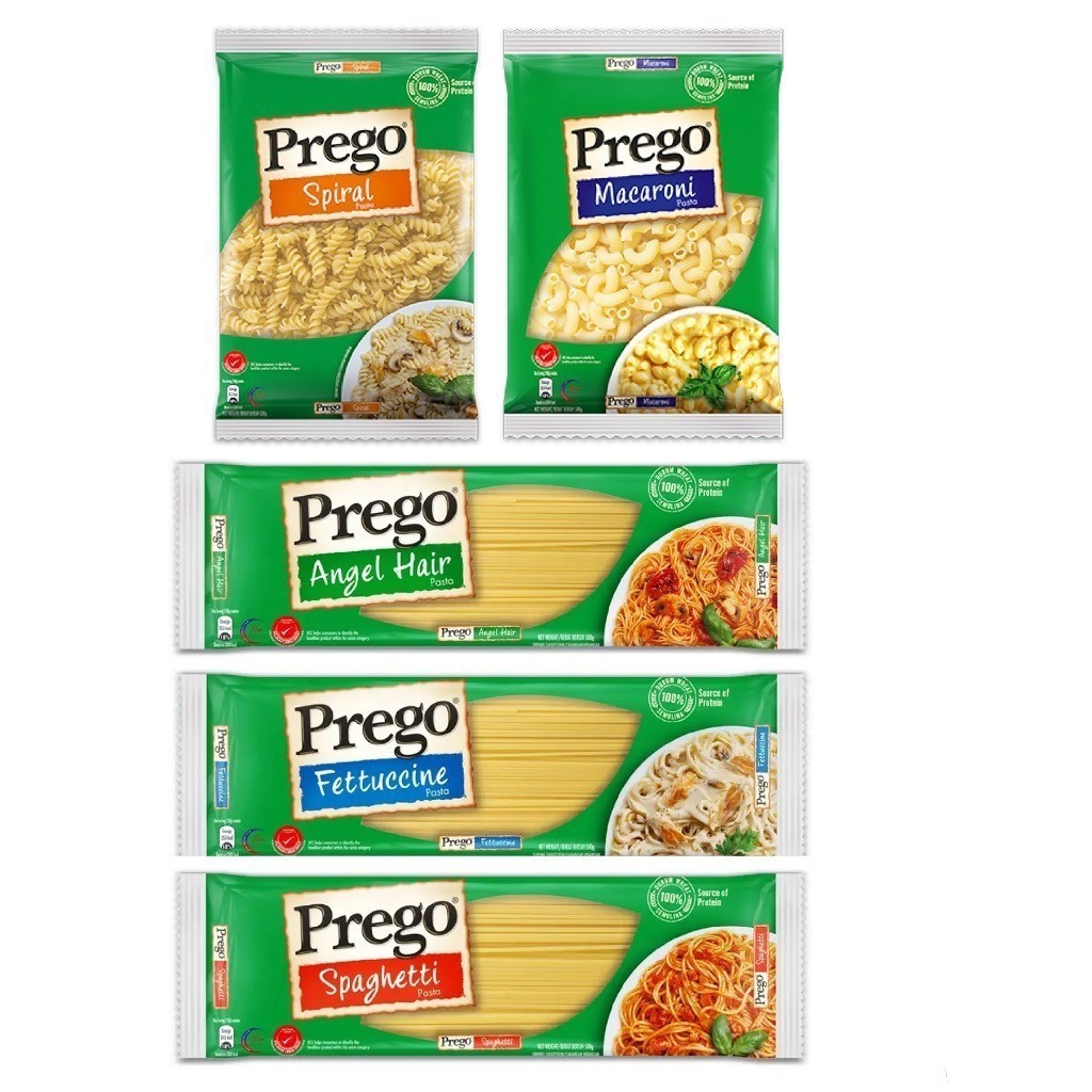 Prego Spaghetti / Angel Hair / Fettuccine / Macaroni / Spiral 500g ...