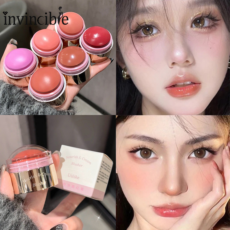 Monochrome Natural Matte Blush Cream - Long Lasting Pink Cheek Tinted ...