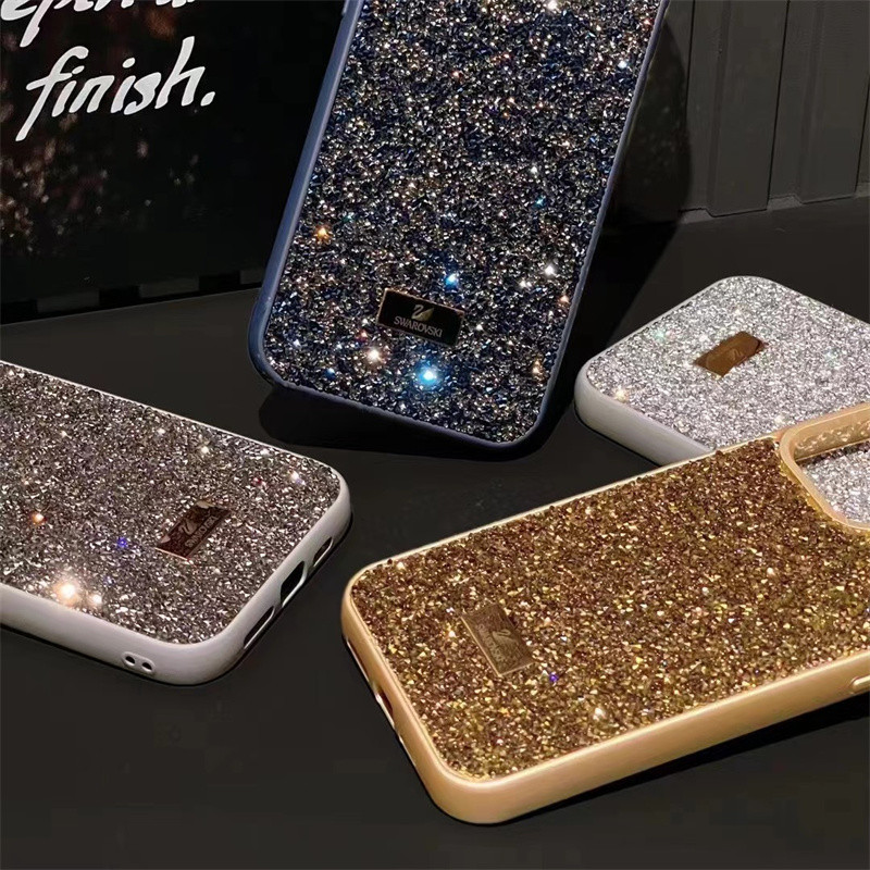 New Luxury Swan logo Shiny Rhinestone Diamond Phone Case for IPhone16 ...