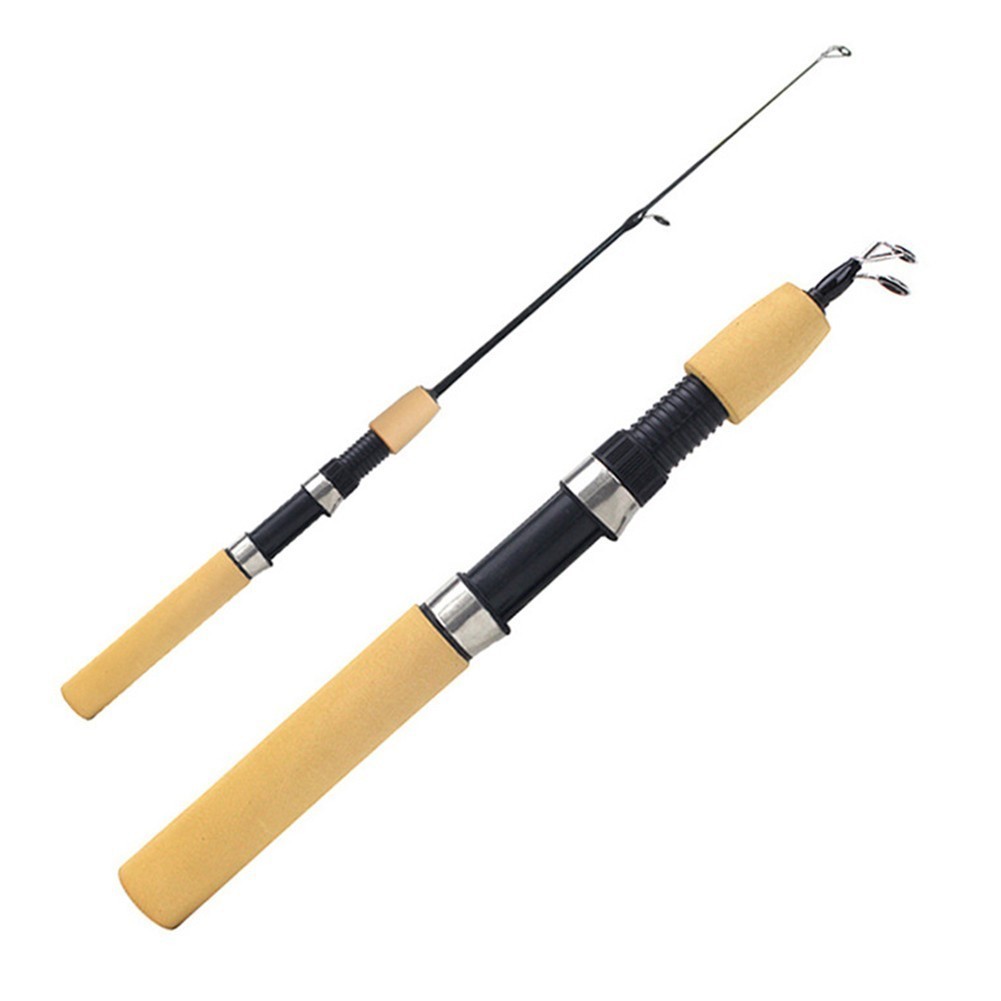 ⭐FEELING⭐ 0.6/0.8/1m Casting Winter Shrimp Fishing Rods Mini Ice Rod ...